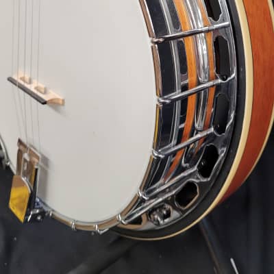 Gretsch Broadkaster Deluxe Banjo with hard shell case | Reverb
