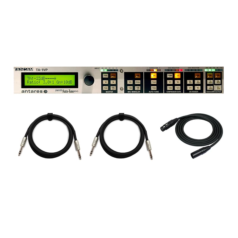 Tascam Vocal Processor Bundle with 25Ft XLR Cable Male to XLR | Reverb