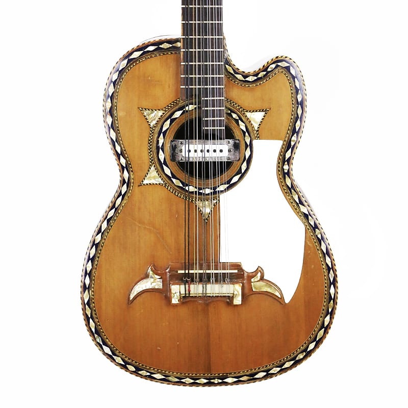 1970’s Gabbanelli Bajo Sexto Vintage Acoustic Electric | Reverb