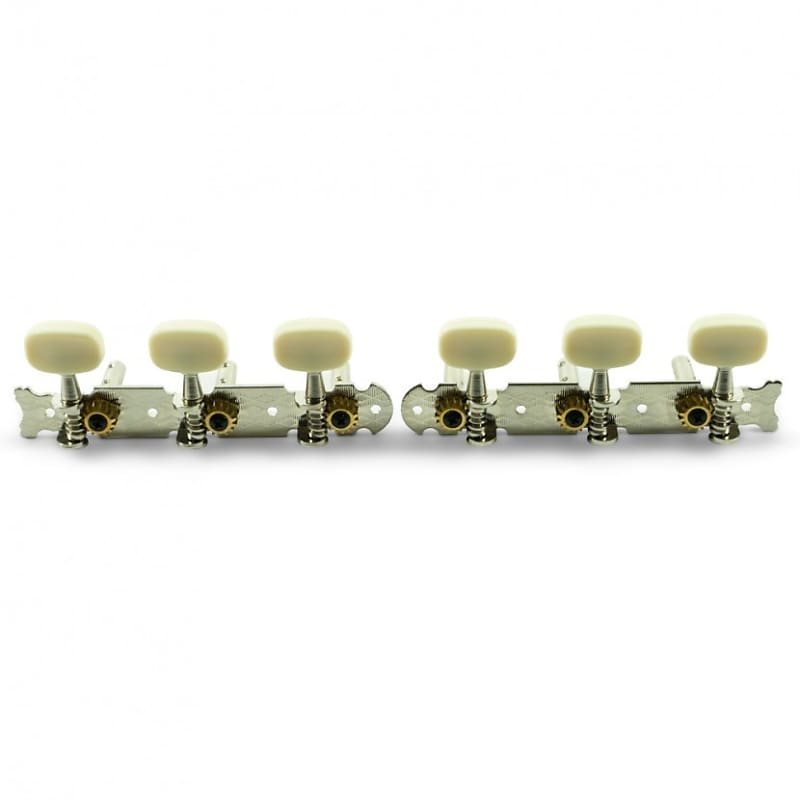 WD WD1251 3-On-A-Plate Steel String Tuning Machines - Chrome | Reverb