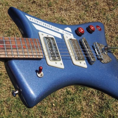 Motander Guitars Sky Scorcher 2022 Blue Metal Flake | Reverb