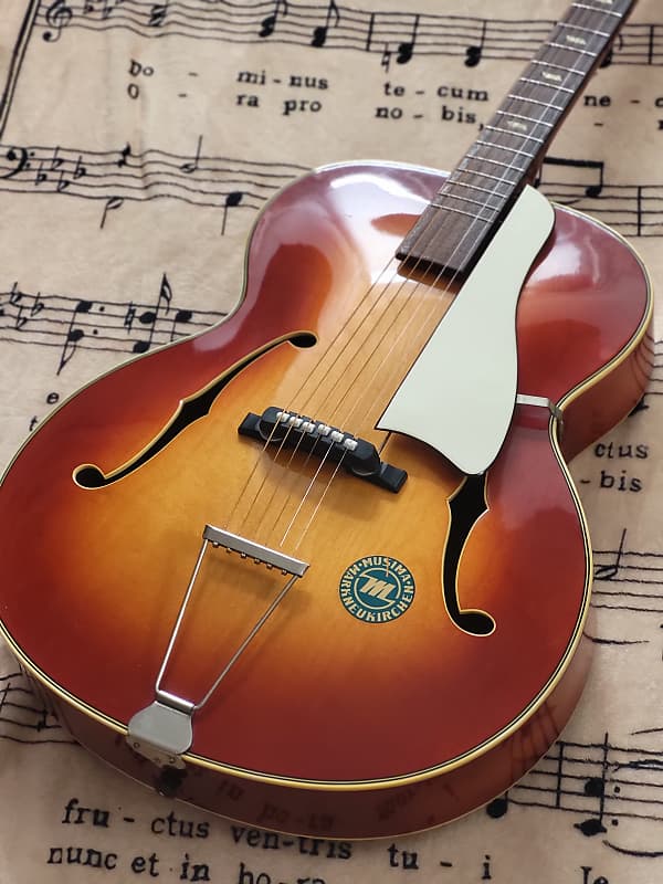 Musima Archtop 1950s Gitarre Guitar Made in Germany | Reverb UK