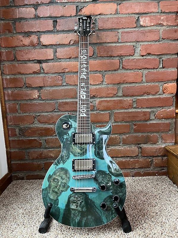 ASG Walking Dead Zombie Burst Les Paul-Style Guitar 2015 | Reverb