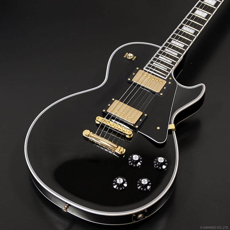 Edwards E-LP-CTM Black, LP Custom Style, MIJ Edwards Legacy | Reverb