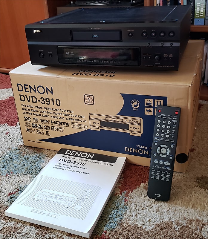 Denon DVD-3910 Disc Player Complete and Mint SACD HDCD DVD & | Reverb