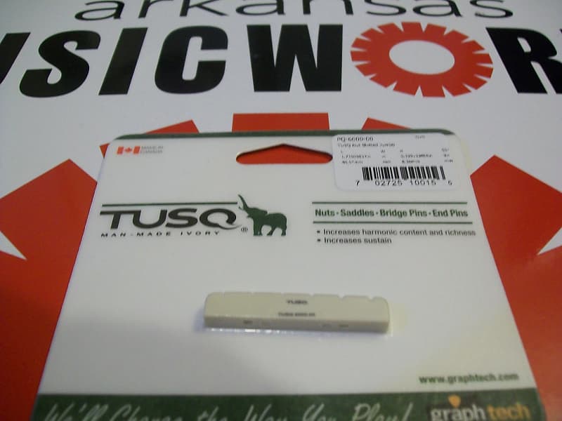 Graph Tech PQ-6000-00 TUSQ 1-7/16" E-to-E Slotted Jumbo | Reverb