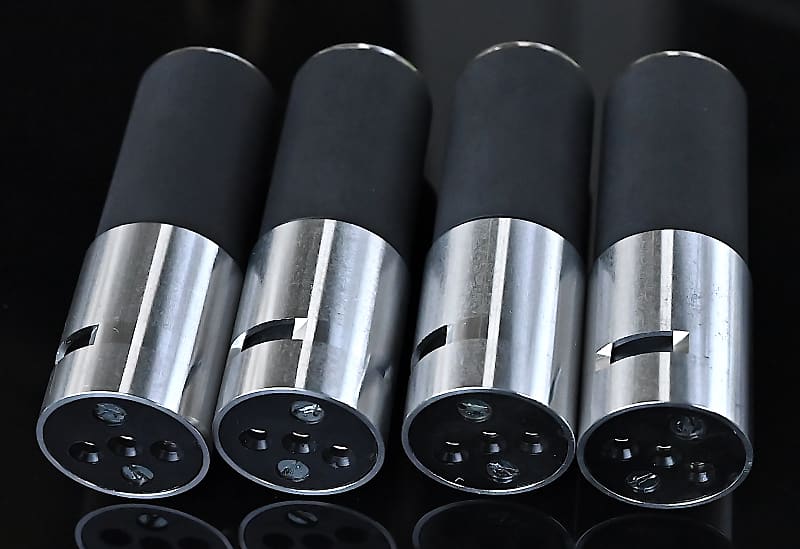 COLES 4069XLR Adapters (4x!) for Coles 4038 Microphones | Reverb