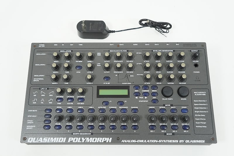 QUASIMIDI POLYMORPH 4-Part Synthesizer 16-Step | Reverb Canada