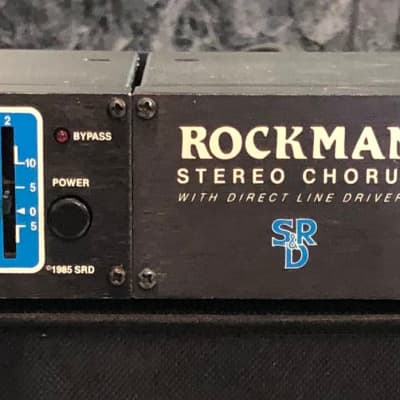 Rockman 100 and Stereo Chorus 1987 and 1989 black with Rack | Reverb