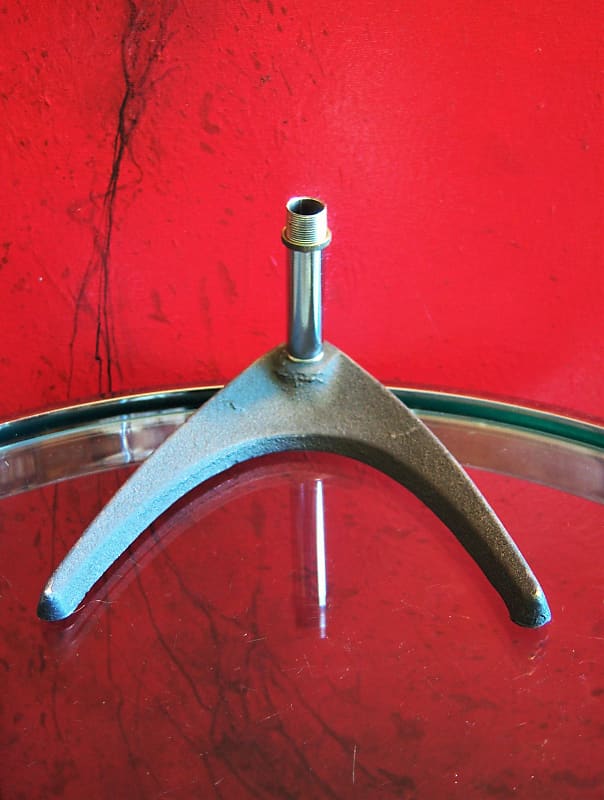 Vintage 1960's Atlas Sound DS14 cast iron microphone desk | Reverb