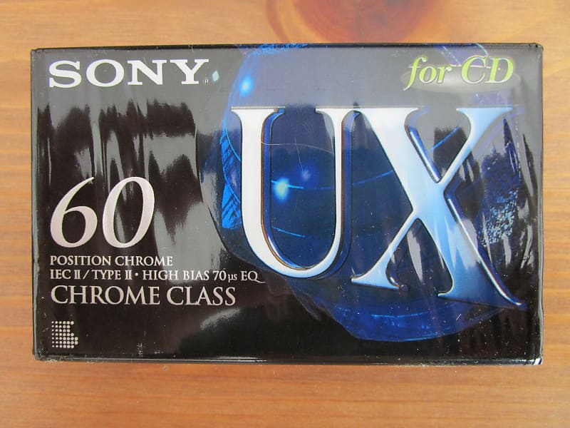 Sony Ux 60 Type Ii Chrome Cassette Tape | Reverb