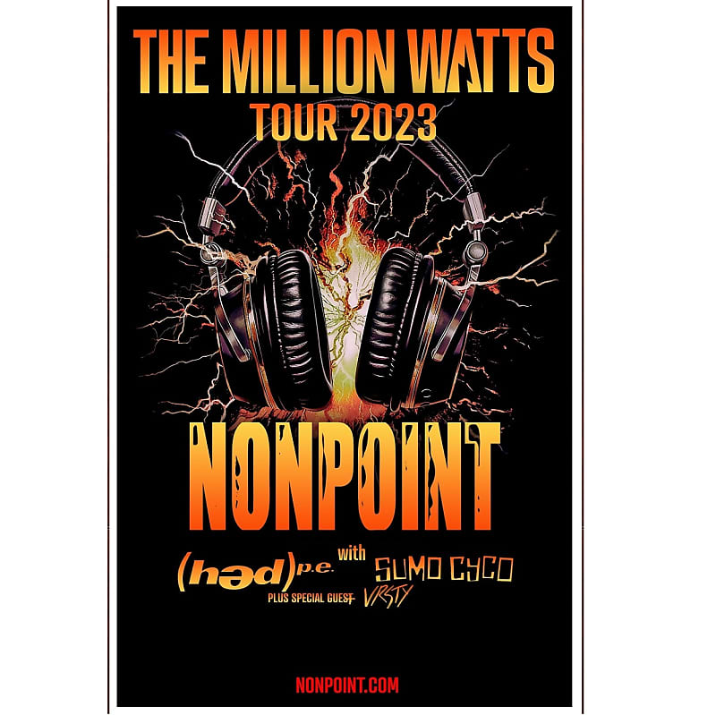 NONPOINT | HED PE | SUMO CYCO Tour 2023 Ltd Ed RARE Poster! | Reverb
