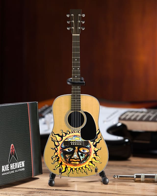 AXE HEAVEN Sublime Large Sun Logo Natural Finish Acoustic | Reverb
