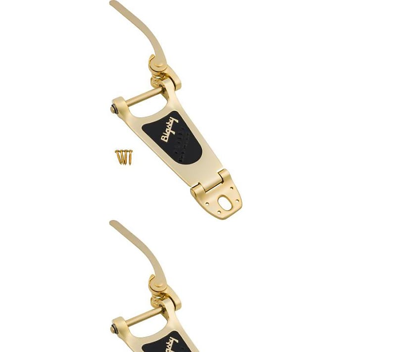 Bigsby B6 Guitar Vibrato Tailpiece, Gold, Extra Short | Reverb