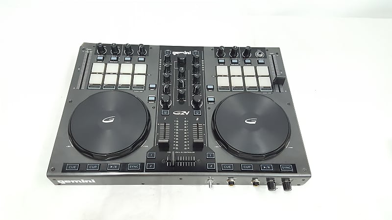 Gemini G2V 2-Channel DJ Controller Turn Table Beat Maker - As | Reverb