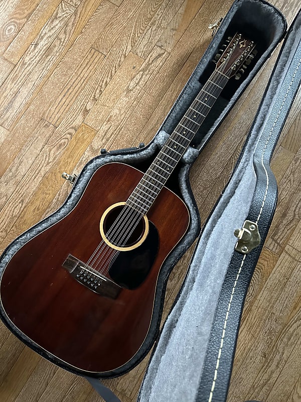 Daion Heritage 12 String acoustic Late 1970's, with hard case | Reverb