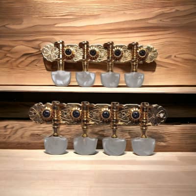 Mandolin Tuners Late 1800s Wooden buttons | Reverb