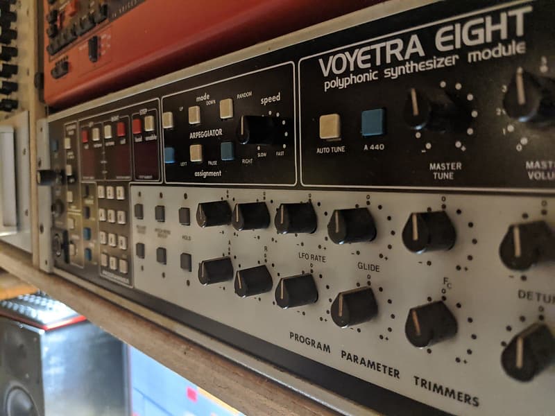 Octave Plateau Voyetra 8 Polyphonic Synth 80s | Reverb