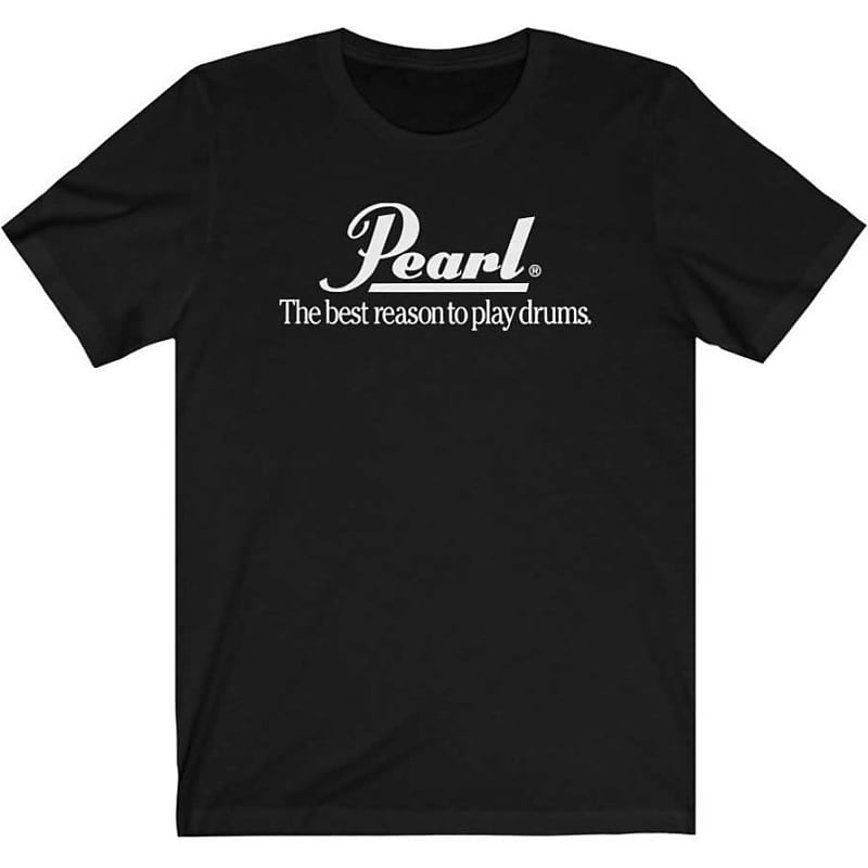 Pearl Logo T Shirt - Black, XL | Reverb