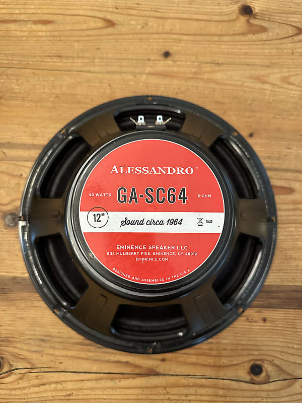 Eminence GA-SC64 8 Ohm Speaker | Reverb