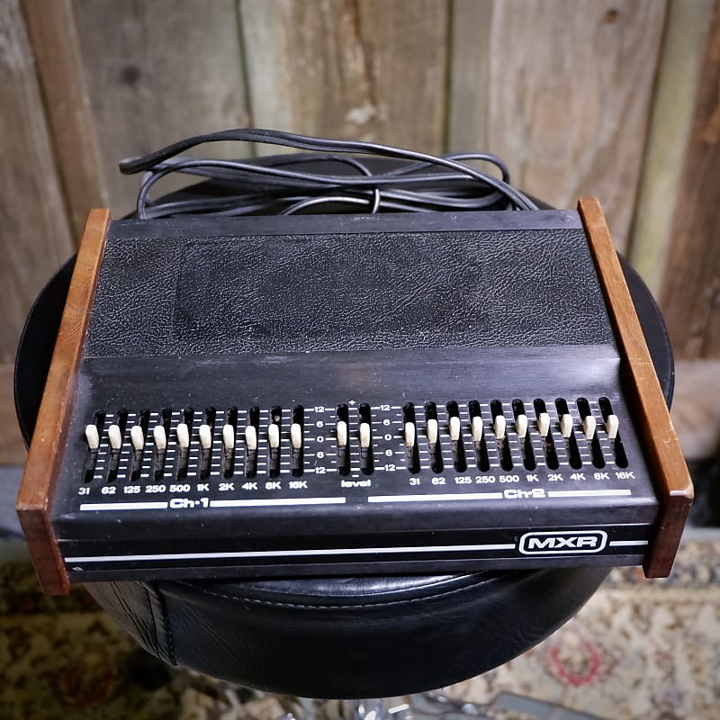 MXR Stereo Graphic Equalizer Model 114 1980's - Black with | Reverb