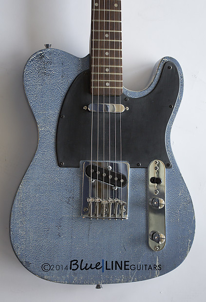 Blue Line Guitars Telecaster Relic 2014 Road Worn Blue | Reverb