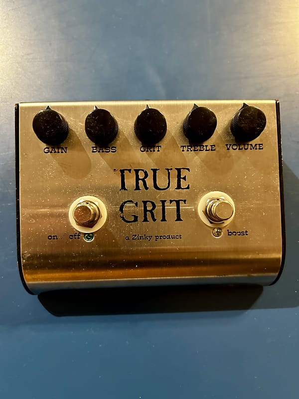 Zinky True Grit overdrive pedal - Metal finish | Reverb