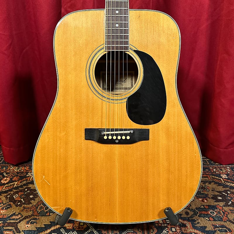 Vintage 1970s Conrad Model 40226 Acoustic Guitar Natural MIJ | Reverb