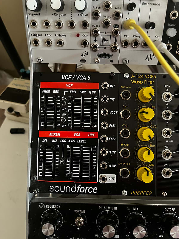 Soundforce VCF / VCA 6 - Black (Juno Inspired Filter) | Reverb