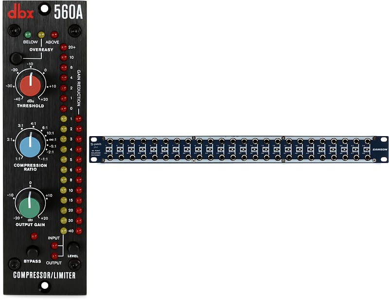 dbx 560A 500 Series Compressor/Limiter Bundle with Samson | Reverb