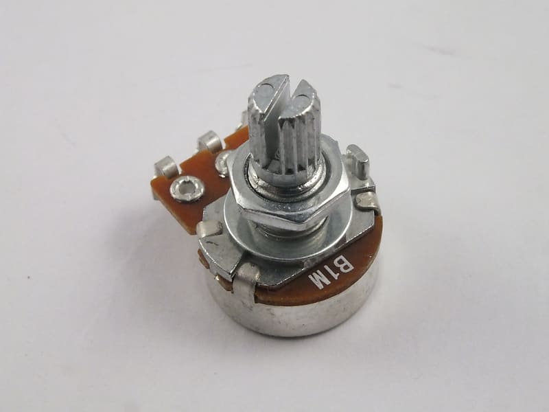 MINI POT Linear B 1 Meg Tone Potentiometers 15mm Shaft | Reverb