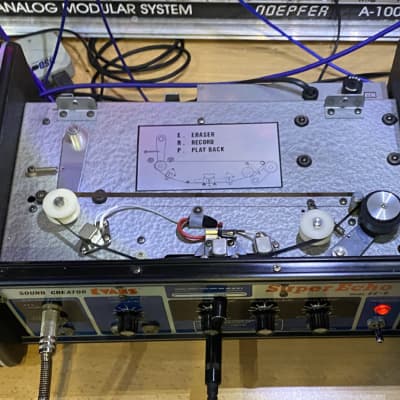 Evans Super Echo EE-6 1970's - Blue / White with Black Tolex Evans Super Echo EE-6 1970's - Blue / White with Black Tolex