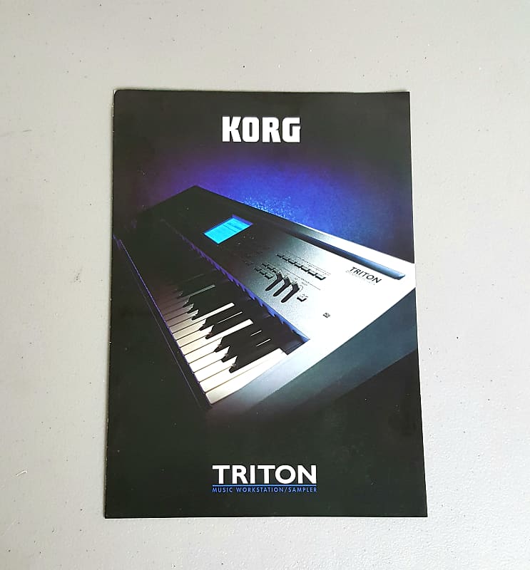 Korg Triton Keyboard Series - Original Brochure! | Reverb