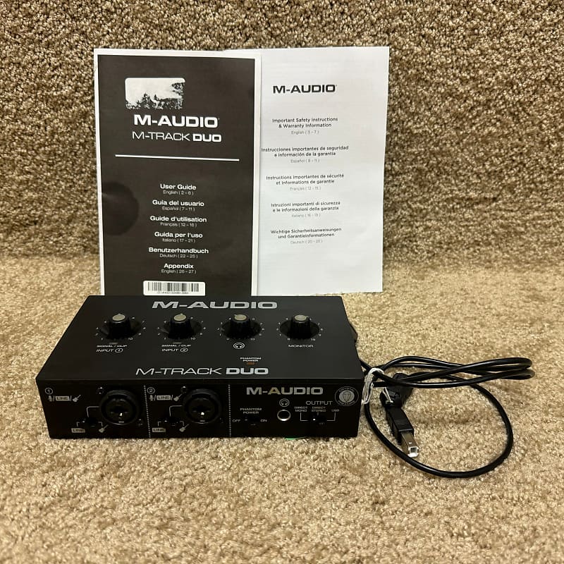 M-Audio M-Track Duo USB Audio Interface | Reverb UK