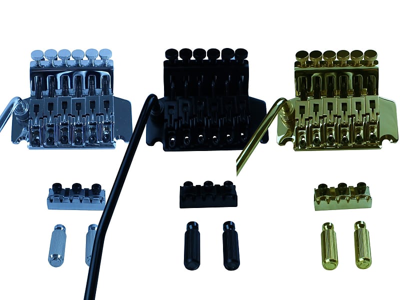 Double locking tremolo bridges - Chrome | Reverb