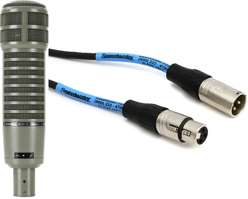 Electro-Voice RE20 Dynamic Broadcast Microphone with | Reverb