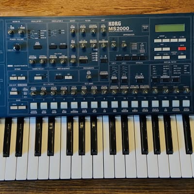 Korg MS2000 2000 - Metal, wood paneling, plastic keys | Reverb