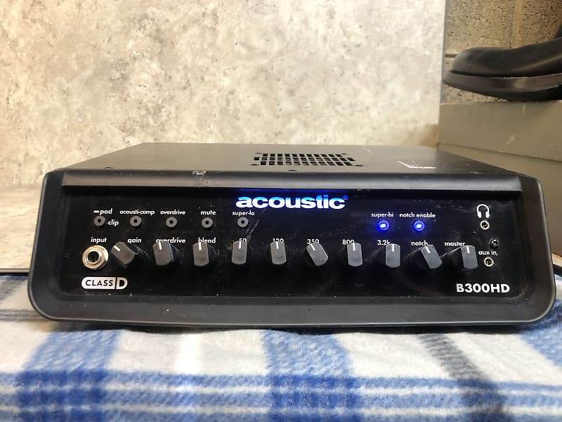 Acoustic B300HD Bass Amplifier Head Unit | Reverb