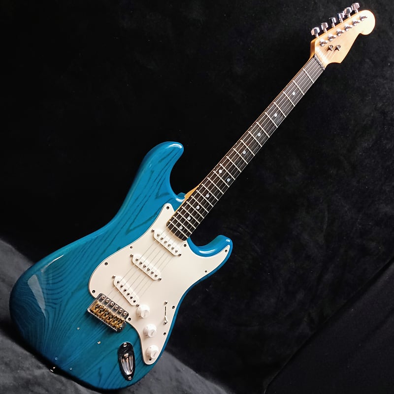 1990's ESP Strat - Transparent Blue | Reverb
