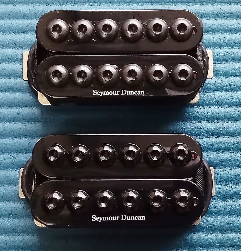 (LAST ONE) SEYMOUR DUNCAN SH-8 INVADER PICKUP SET - BLACK | Reverb