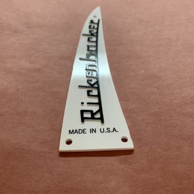 Rickenbacker Truss Rod Cover-Raised Letters | Reverb