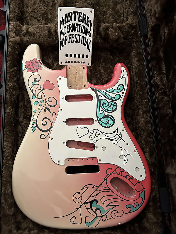McLaughlin Guitars Monterey Strat body 2021 - Hand painted | Reverb
