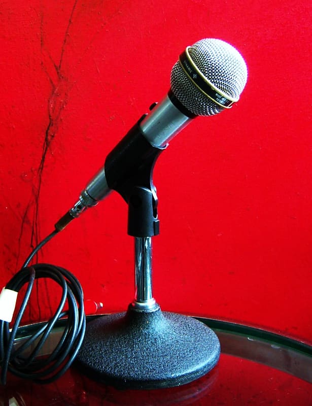 Vintage 1970's Shure PE585 dynamic cardioid microphone High Z | Reverb