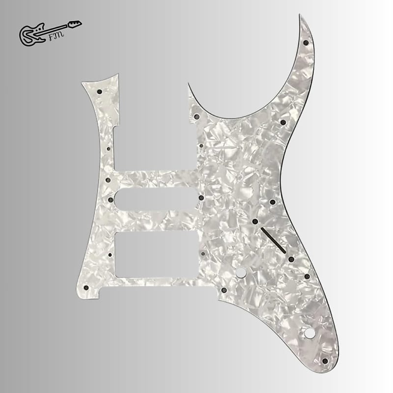 White Pearl Ibanez RG 3550 MZ Style Pickguard-White Pearl | Reverb UK
