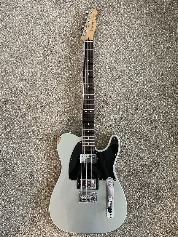 Fender baritone Telecaster Ghost Grey | Reverb