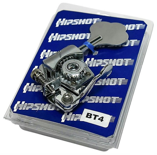 Hipshot BT-4 Bass Xtender Key CHROME BT4 Extender Detuner | Reverb