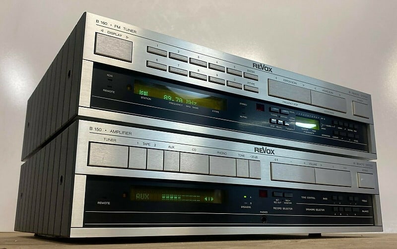 Revox B150 Amplifier & Revox B160 Stereo Tuner System. Near | Reverb