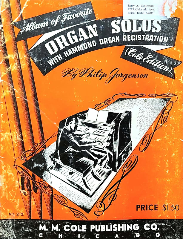 Used Vintage- Album of Favorite Organ Solos - with Hammond | Reverb