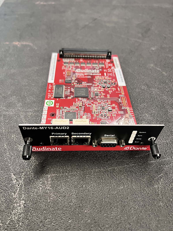 YAMAHA Audinate Dante-MY16-AUD 2 Mini-YGDAI IO Card | Reverb