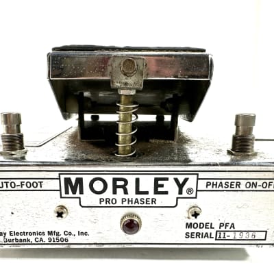 Morley PFV Volume Phaser 70's Chrome | Reverb